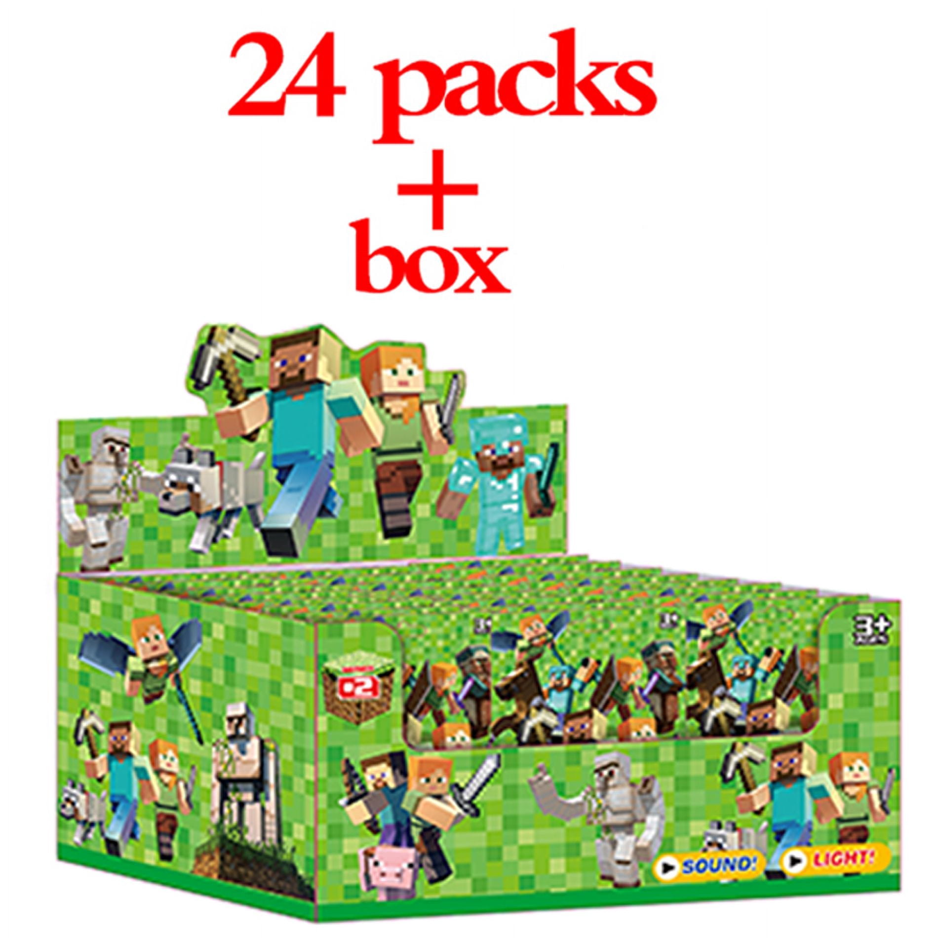 2-24pcs Anime Minecraft Figure Blind Box Action Figurine Doll Kits ...