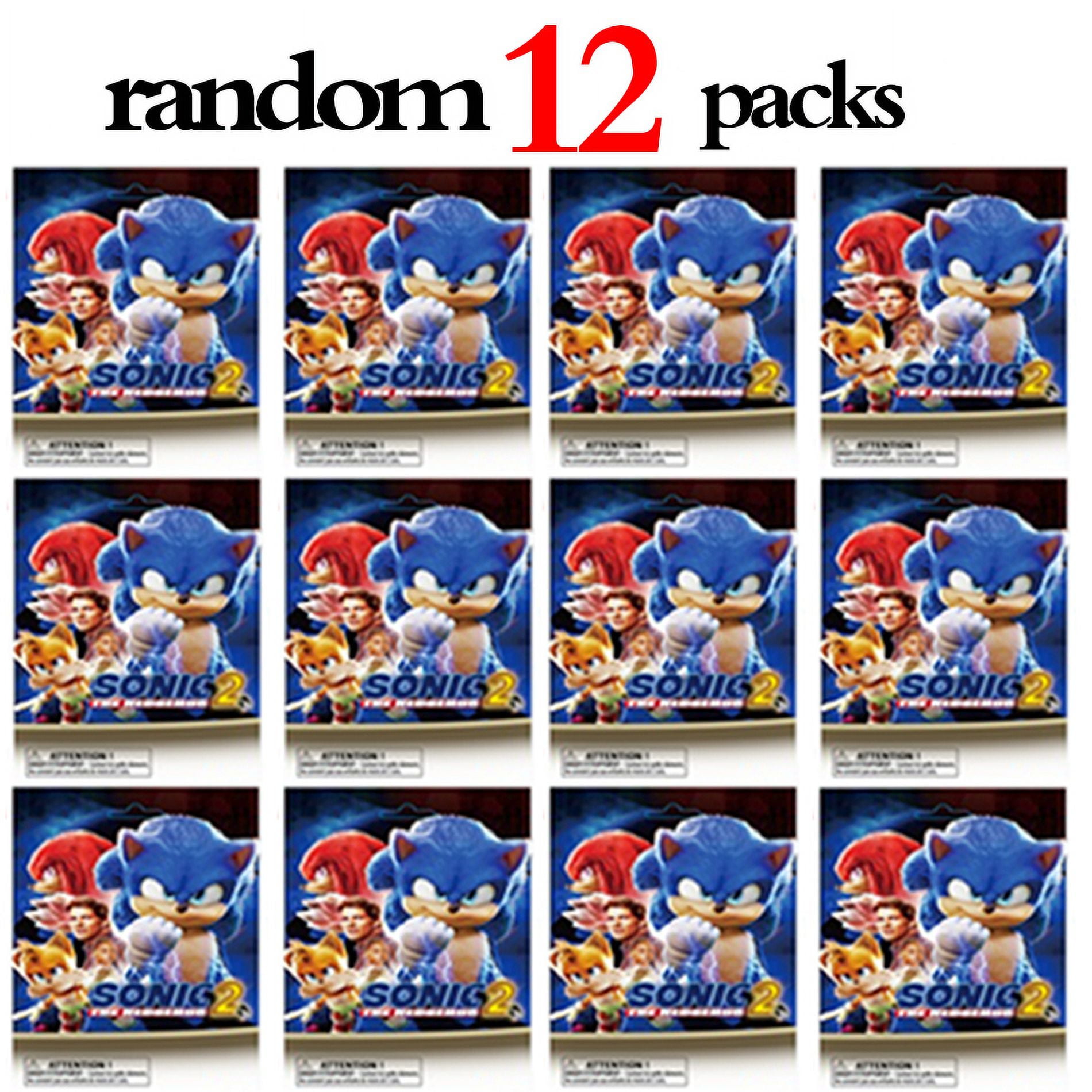2-24pcs Anime Sonic Blind Box figures Mystery Box game Doll Figure PVC ...