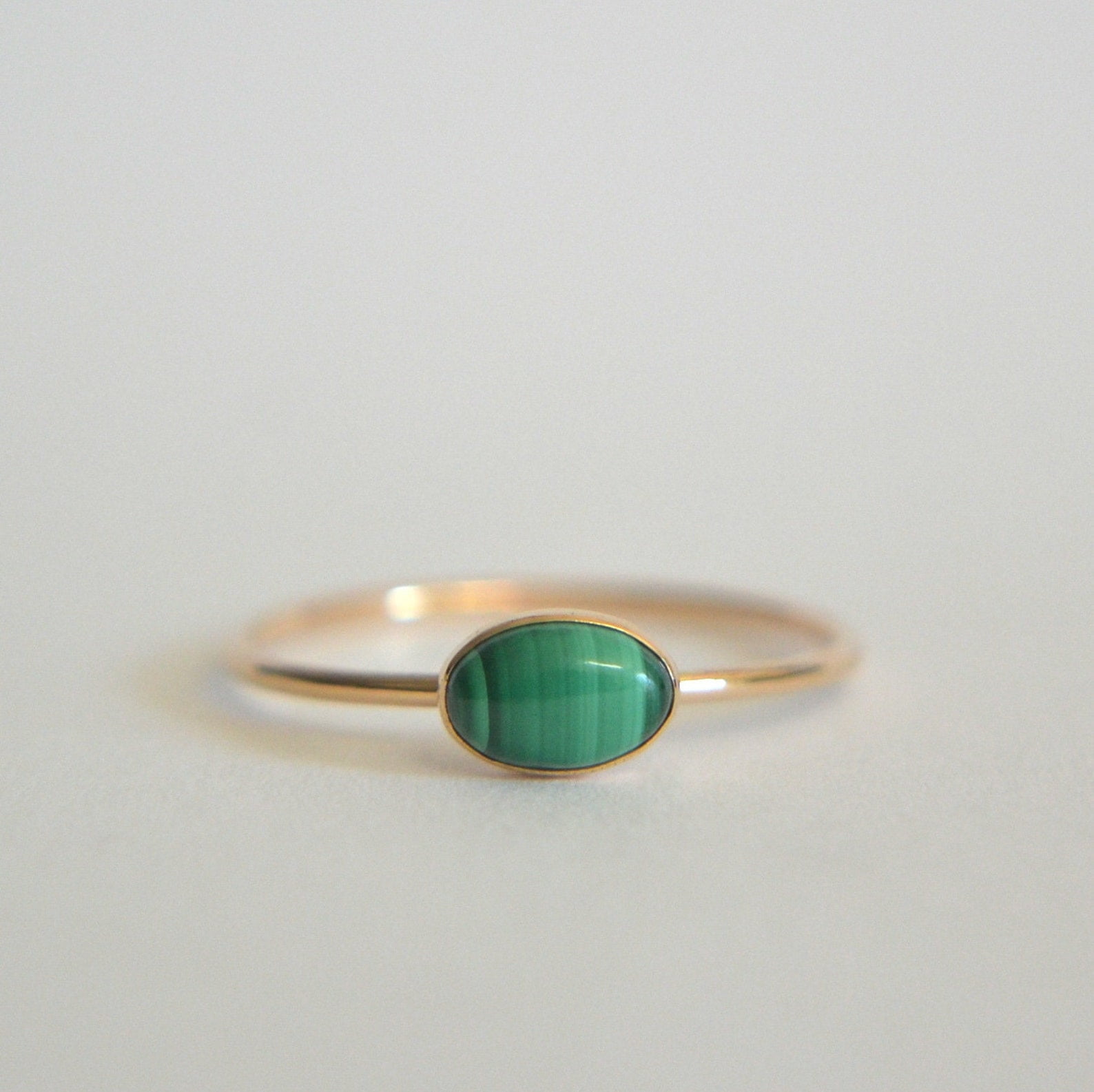 2.25 Ct Oval Cut Malachite Ring 925 Sterling Silver Ring Handmade Gemstone Ring Women Ring ...