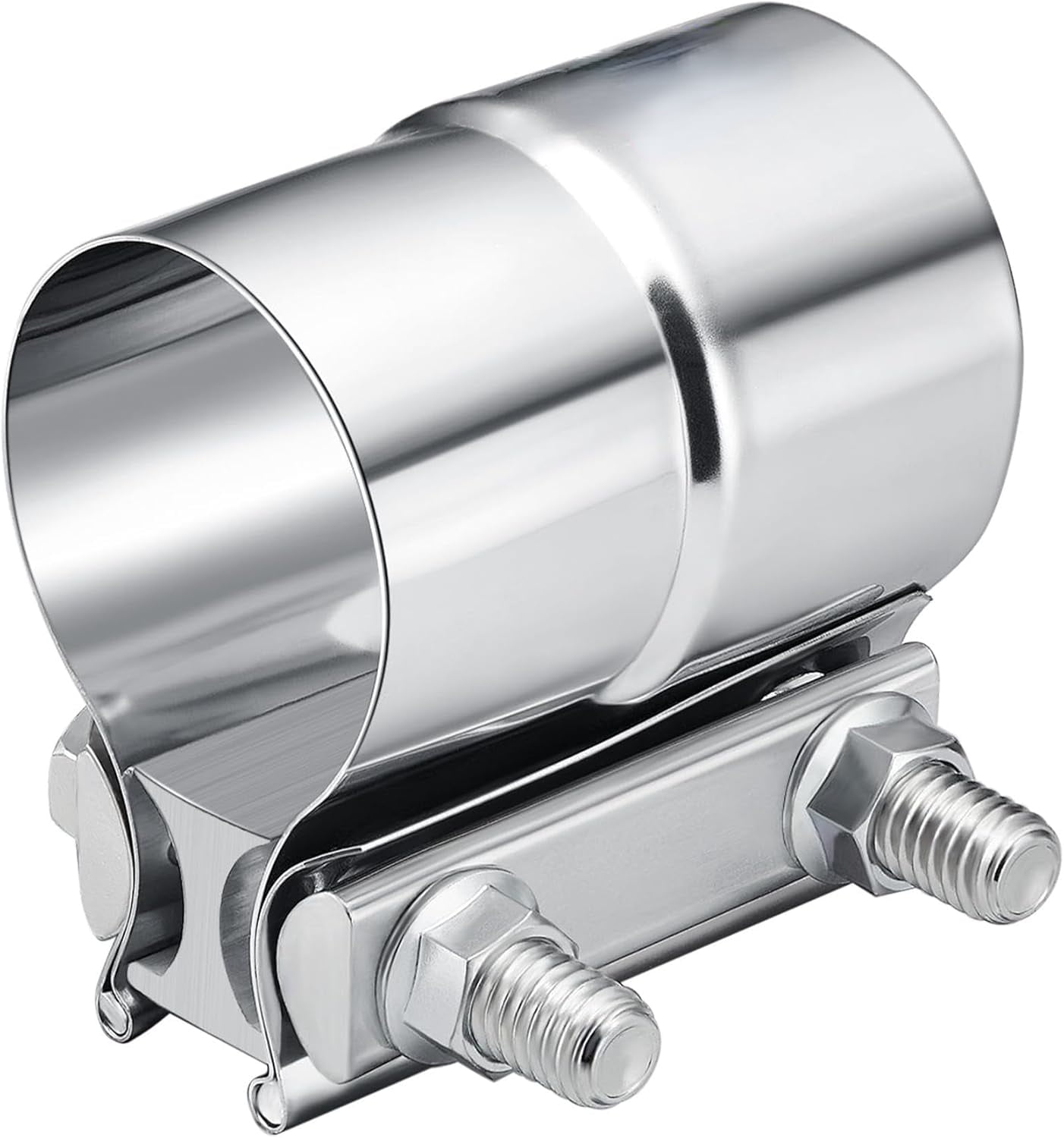 2.25'' Exhaust Clamp,Lap Joint Band Clamp Stainless Steel for Pipes ...