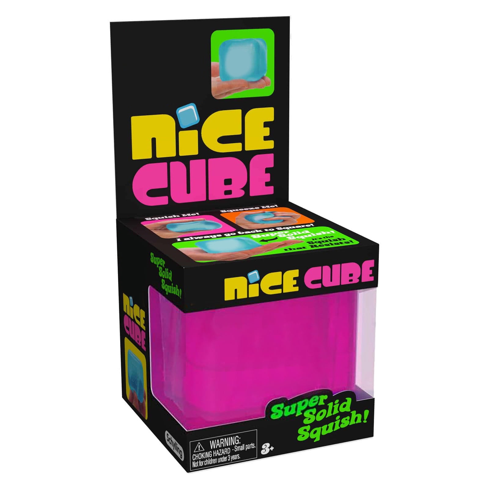 2.25" Fidget Cube Ice Cube Stress Toy, Squishy Cube Sensory Squeeze Toy ...