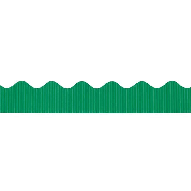 2.25 in. x 50 ft. Bordette Decorative Border, Emerald Green - 6 Roll ...