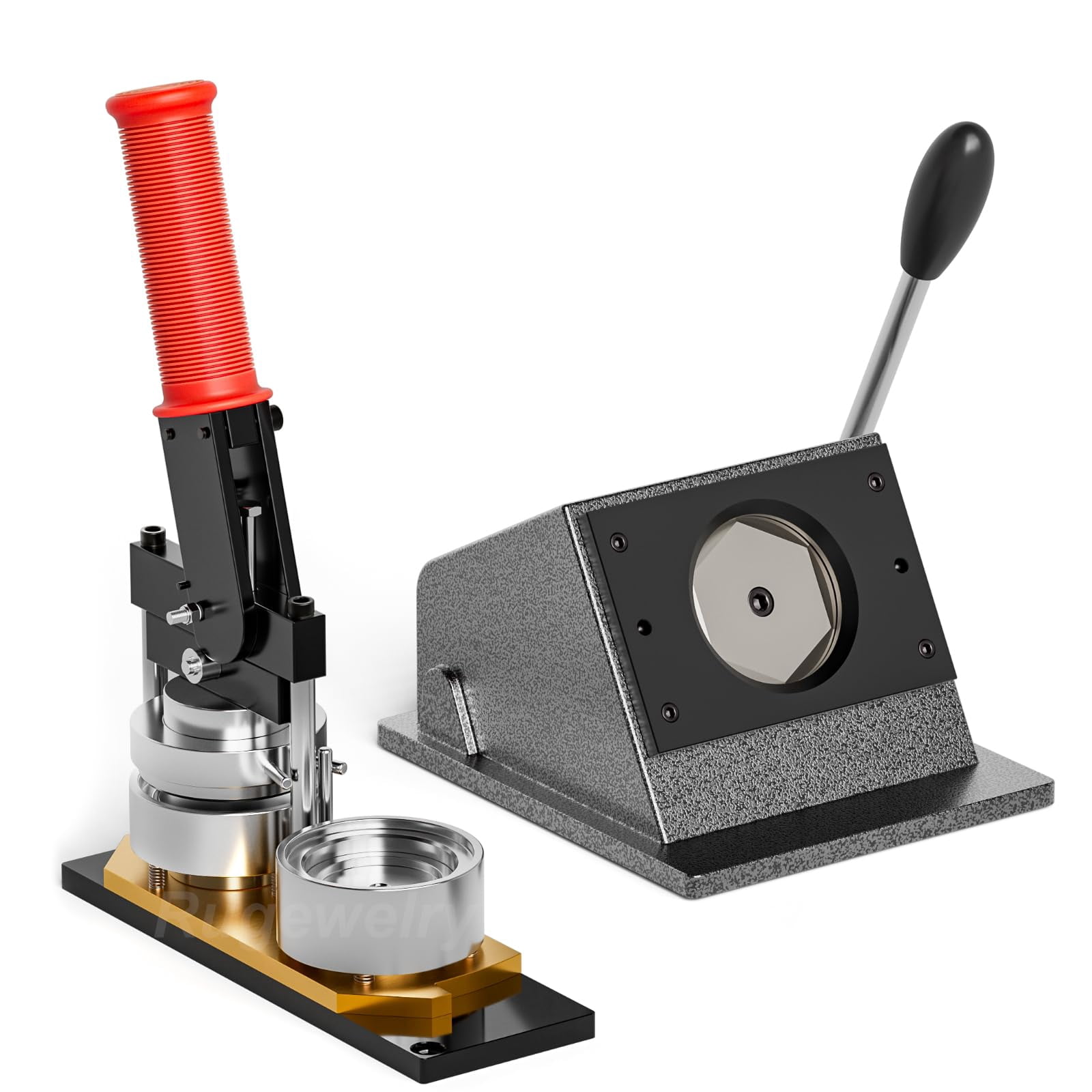 2.28in Button Maker Machine 5-in-1 DIY Magnet, Badge, Bottle Opener ...