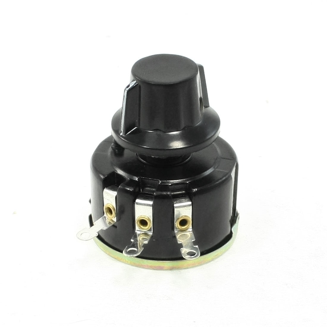 2.2K ohm 5% Wire Wound Rotary Potentiometer Panel Pot Single Turn w ...