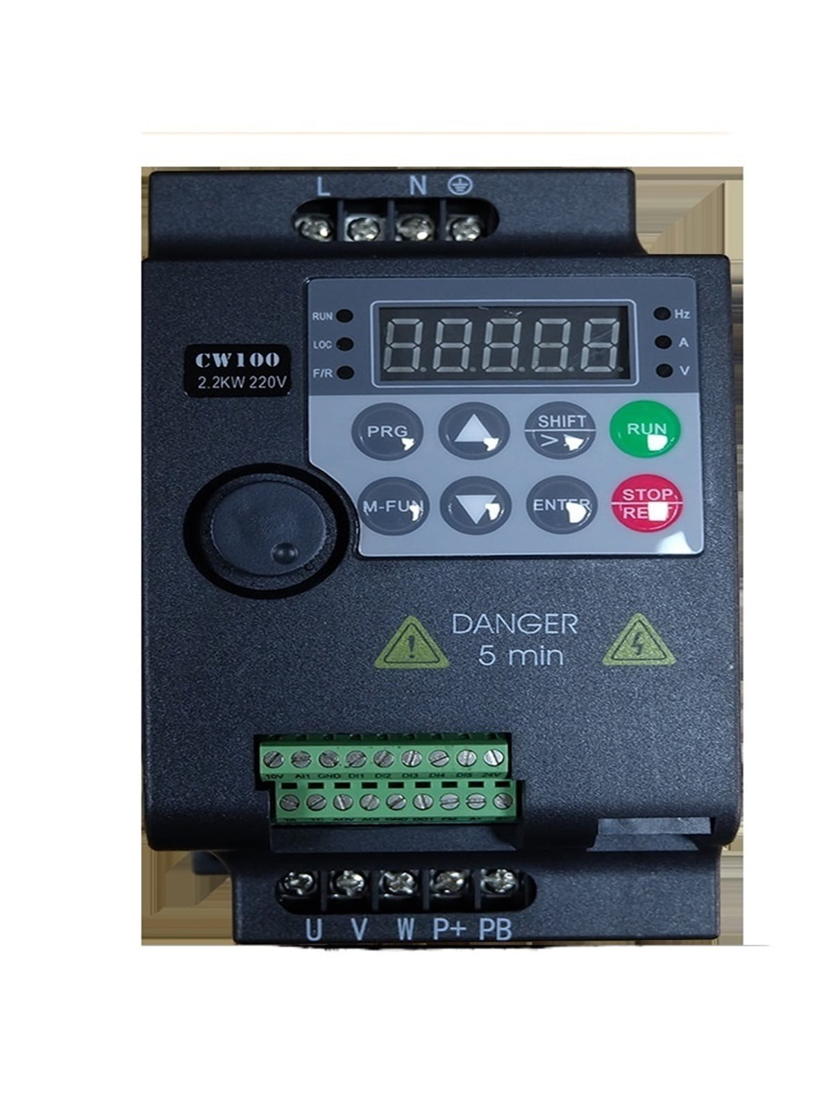 2.2KW 3HP 220 1 Phase Input 3 Ph Output Economical Mini VFD Variable ...