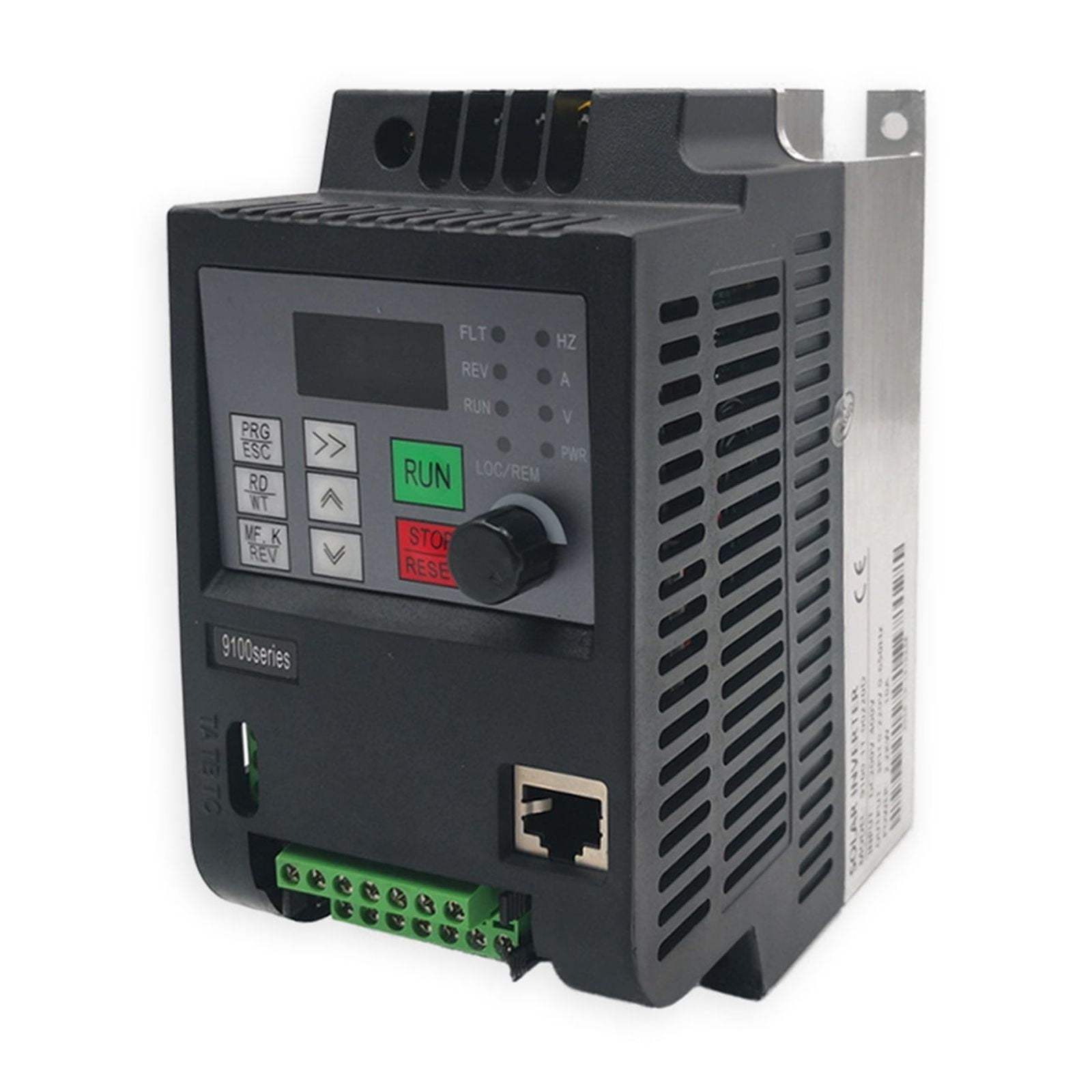 2.2KW VFD Solar Inverter 3HP DC 200-400V Input 1-Phases 0-220 Output Frequency Converter Water ...