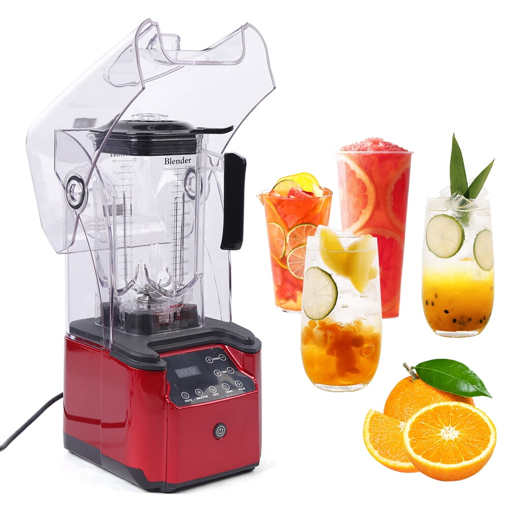 2.2L Ice Cream, Milkshake, Juice, Smoothie Maker with Soundproof Cover ...