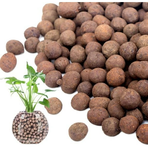 2.2LB Leca Clay Pebbles for Plants, Expanded Leca Balls for Indoor Plants, Orchid Potting Mix ...