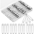 2.2inch/55mm Safety Pins Bulk, 100Pcs Heavy Duty Large Safety Pins for ...