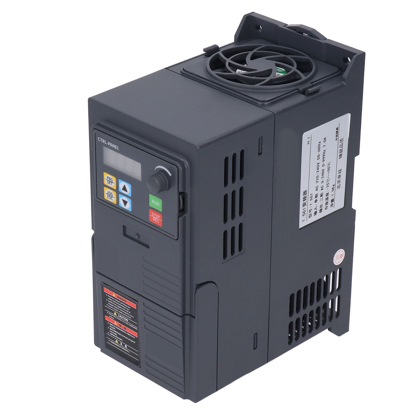 2.2kW Vector Control VFD Inverter, 200-240V Input, 0-240V 3-Phase Output, 9A, for Variable Speed ...
