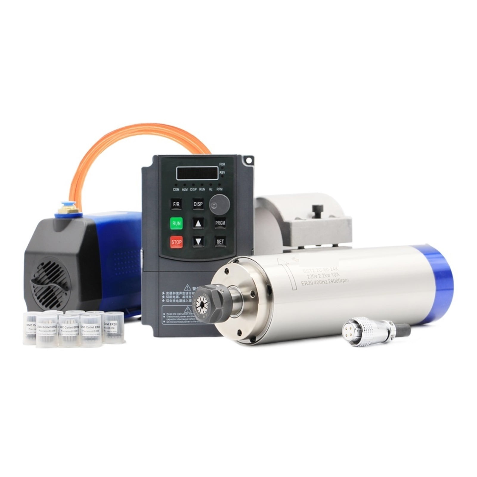 2.2kw ER20 Water Cooled Spindle Kit Water Cooling Spindle 2.2kw ...