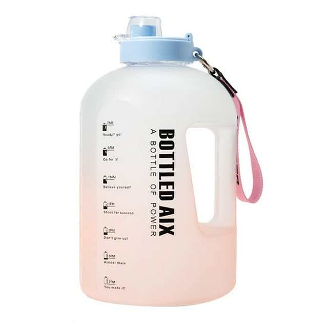 2.2l Leak-proof Water Jug with Time Marker, Large Portable Water ...