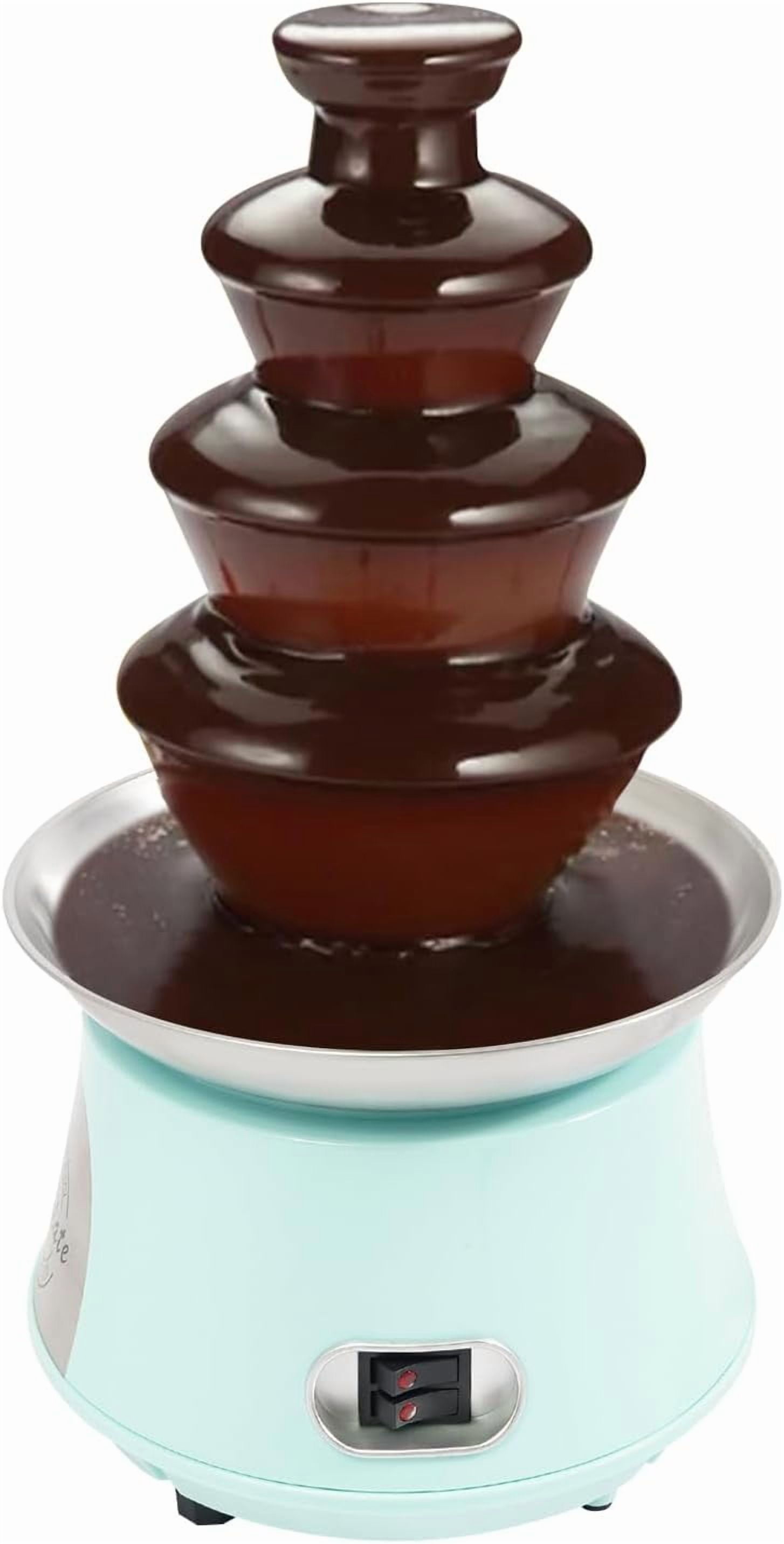 2.2lbs Chocolate Fountain, 4-Tier Party Fountain, Chocolate Fondue ...