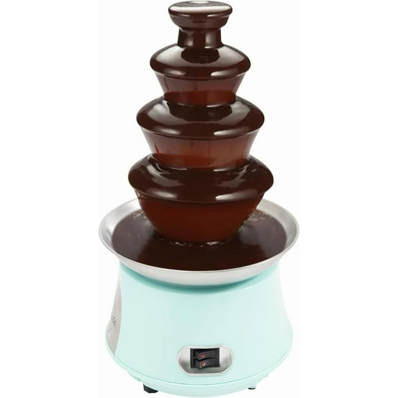2.2lbs Chocolate Fountain, 4-Tier Party Fountain, Chocolate Fondue ...