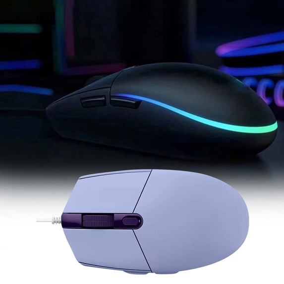 2 2nd Generation Wired Gaming 8 DPI Optical Effects LIGHTSYNC RGB 6 ...