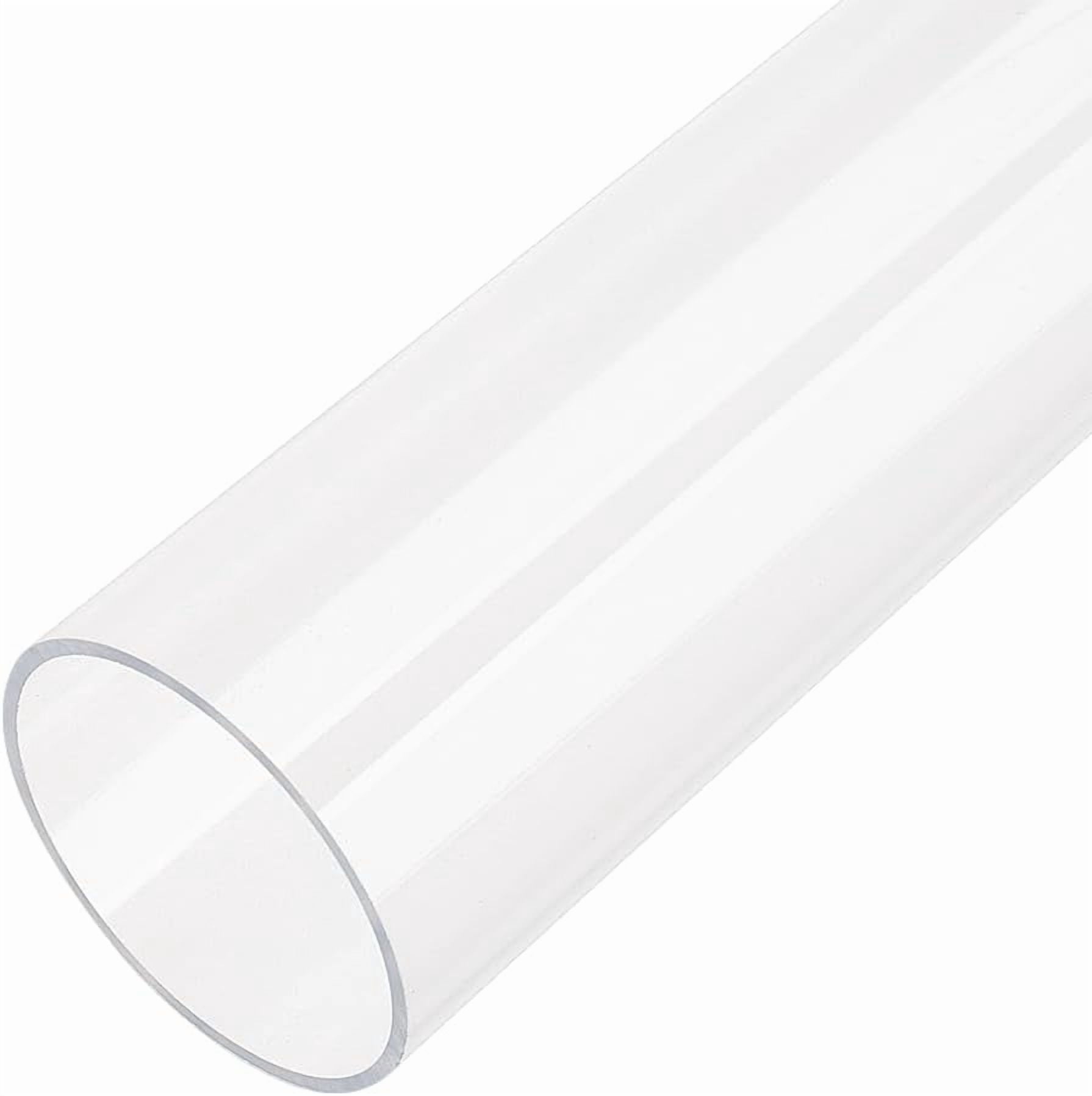 2.2x9.8 Inch Acrylic Tube 2 Inch ID Round Acrylic Tube Clear Rigid Tube ...
