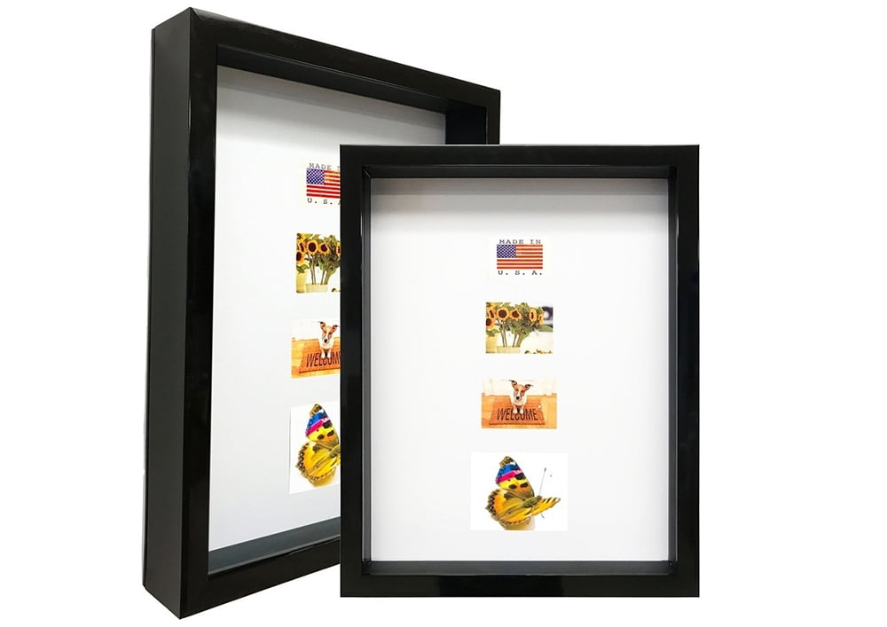 WholesaleArtsFrames-com Large Size 25x30 Black Shadow Box Picture Frame ...