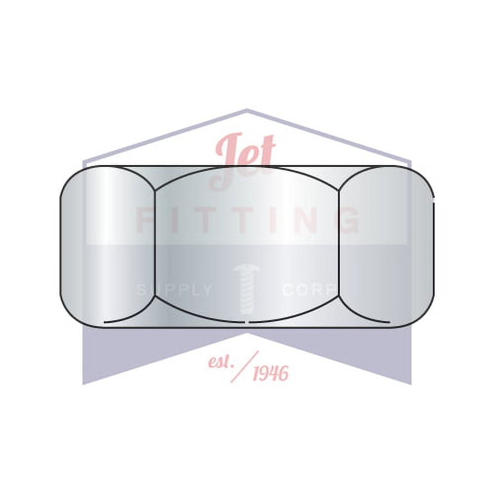 2 3/4-12 Finished Hex Nuts | Double Chamfered | Steel | Zinc Plated ...