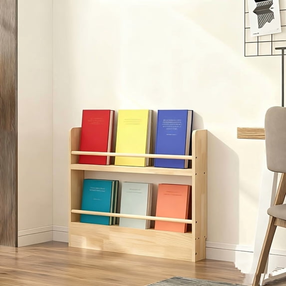 2/3/4/5/6-Tier Solid Wood Bookshelf, Over-the-Door Bookshelf, Ultra ...