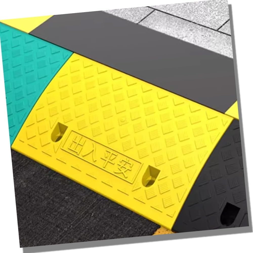 2" 3" 4" 5" Rise Threshold Ramp, Rubber Curb Ramp, Heavy Duty ...