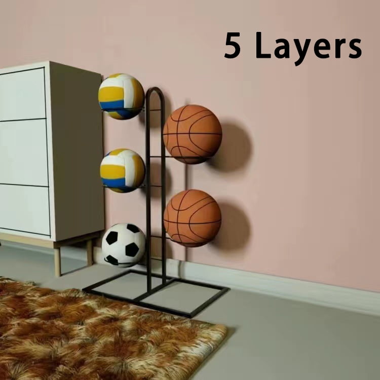2/3/4/5Layers Basketball Storage Rack Indoor Children Balls Placed Rack ...