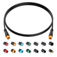 2/3/4/5Pin M8 Waterproof Cable Connector - Male & Female Plug for ...