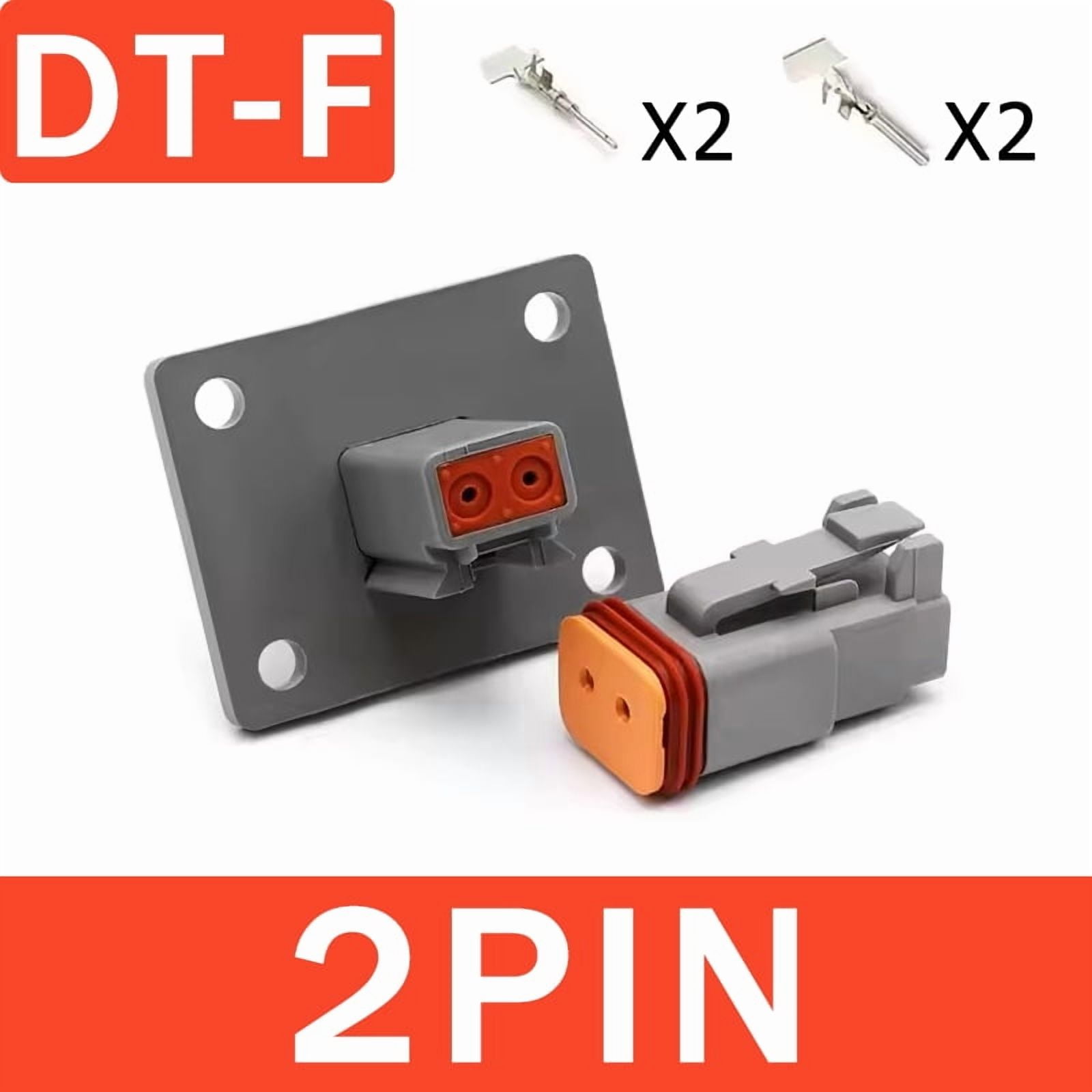 2/3/4/6/8/12Pin DT Connector Male Female DT04-6P-L012 Waterproof Plug ...