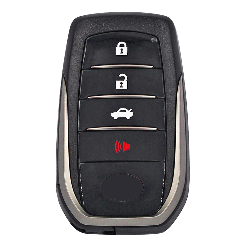 2/3/4 Buttons Remote Key Fob Shell For Toyota Fortuner Prado Camry Rav4 ...