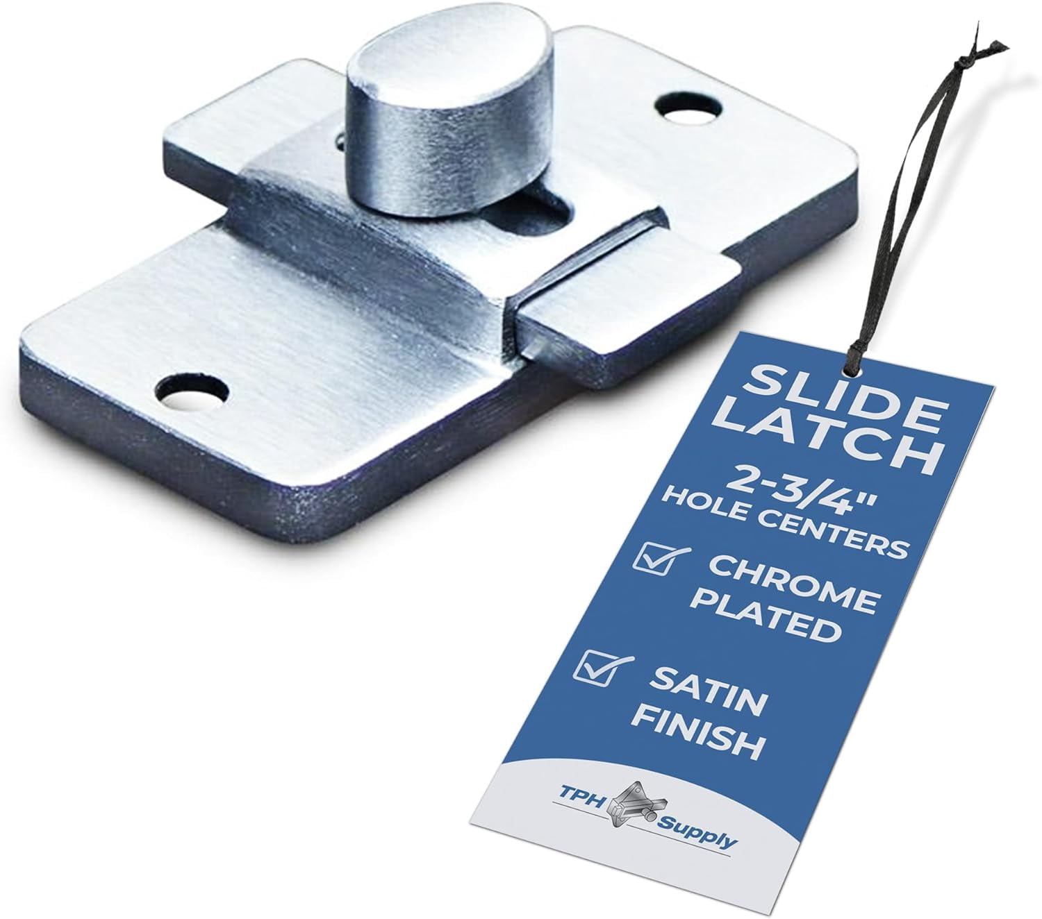 2-3/4 Surface Mount Slide LATCH (Satin Finish) - Walmart.com