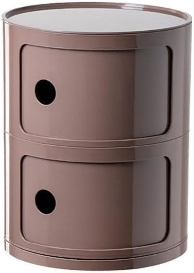 2/3/4 Tier Round Nightstand with Storage Style Side Small Cupboard ...