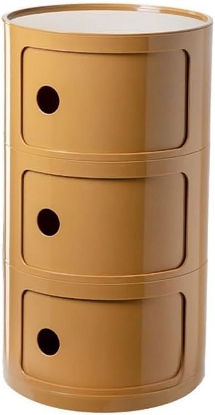 2/3/4 Tier Round Nightstand with Storage Style Side Small Cupboard ...