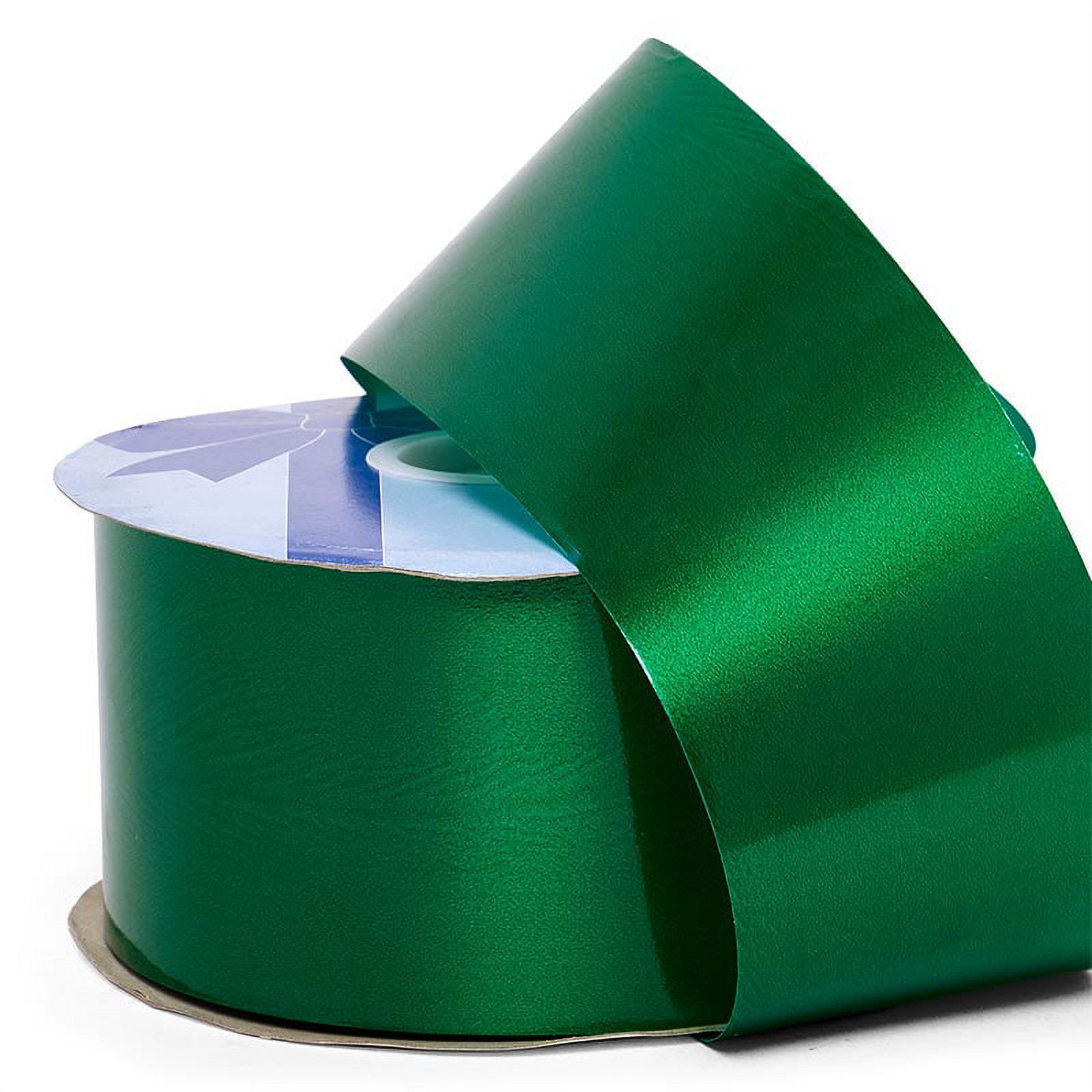 2 3/4" X 100 Yards Emerald High Gloss Polyethylene Ribbon by Paper Mart ...
