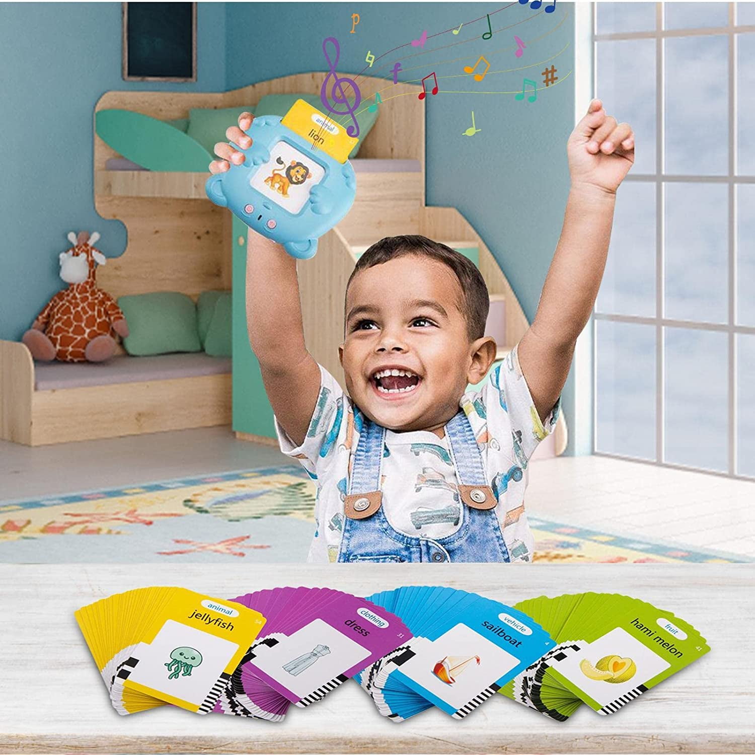 Interactive Talking Baby Flash Cards, Learning Resource for 2-4 Year ...