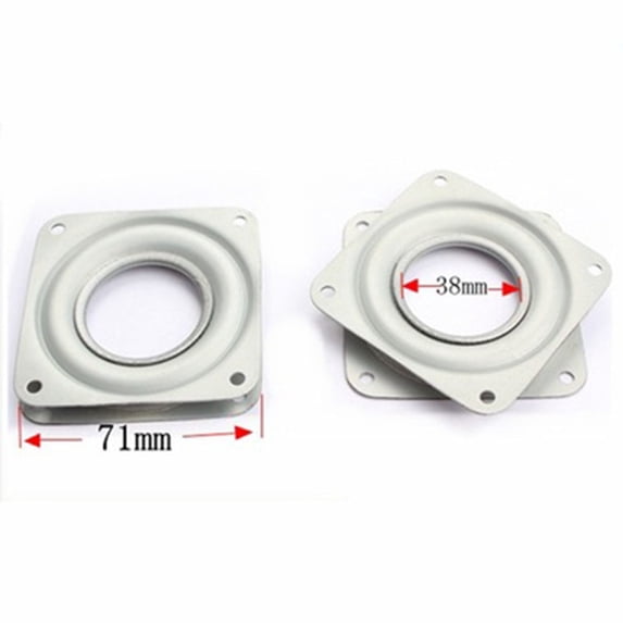 2/3/4Inch Steel Square Lazy 360Degree Metal Bearing Rotating Rolling ...
