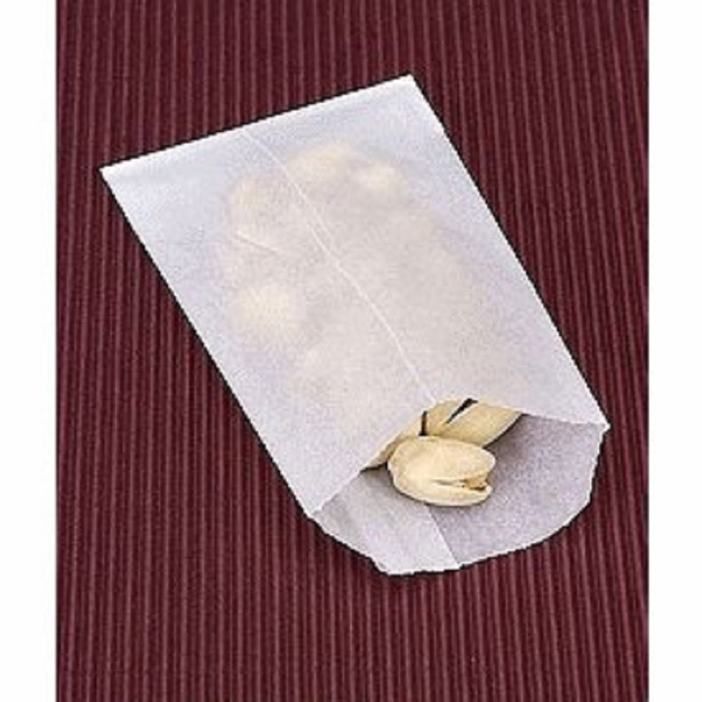 Walmart 2 3/4in. x 4 1/4in. Glassine Waxed Paper Snack Pouches - Small ...