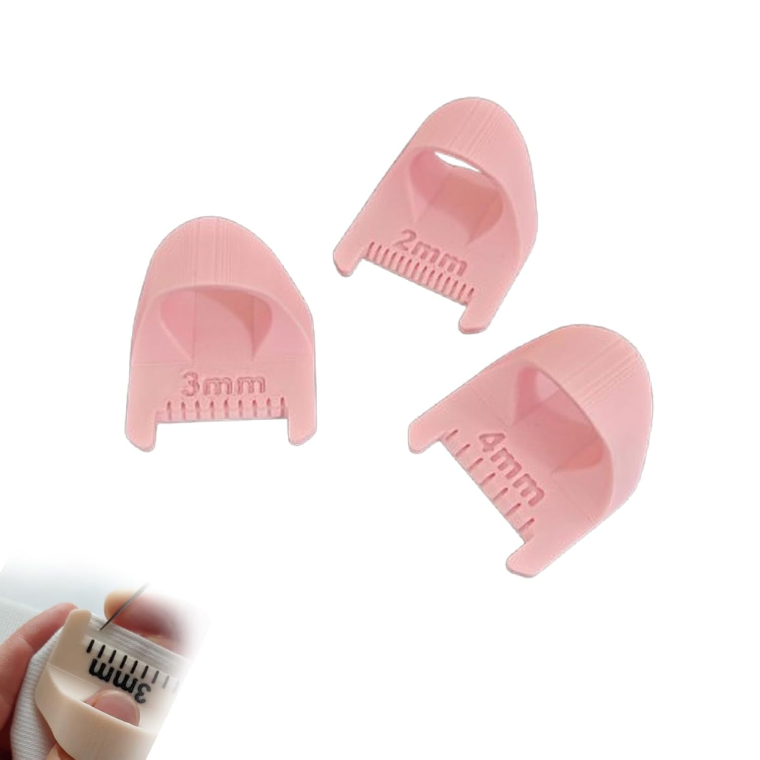 2/3/4mm Edge Stitch Lock & Sewing Gauge, Sewing Needle Gauge Measuring ...