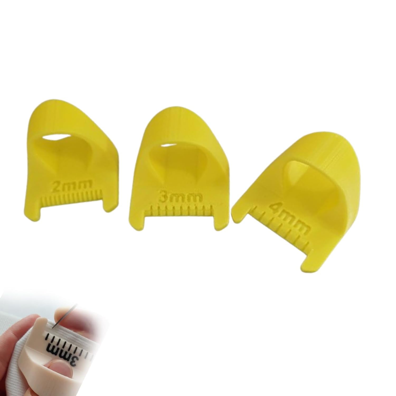 2/3/4mm Edge Stitch Lock & Sewing Gauge, Sewing Needle Gauge Measuring ...