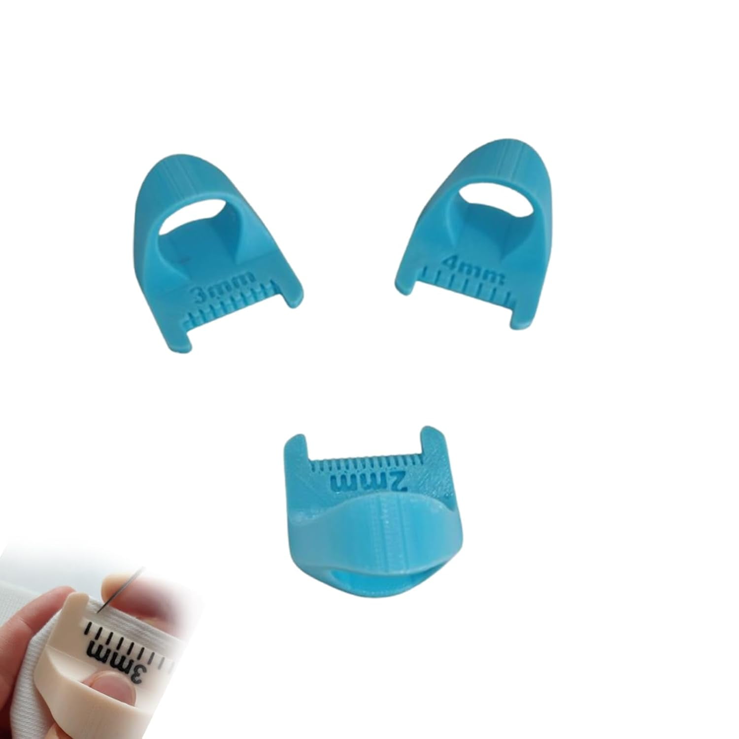 2/3/4mm Edge Stitch Lock & Sewing Gauge, Sewing Needle Gauge Measuring ...