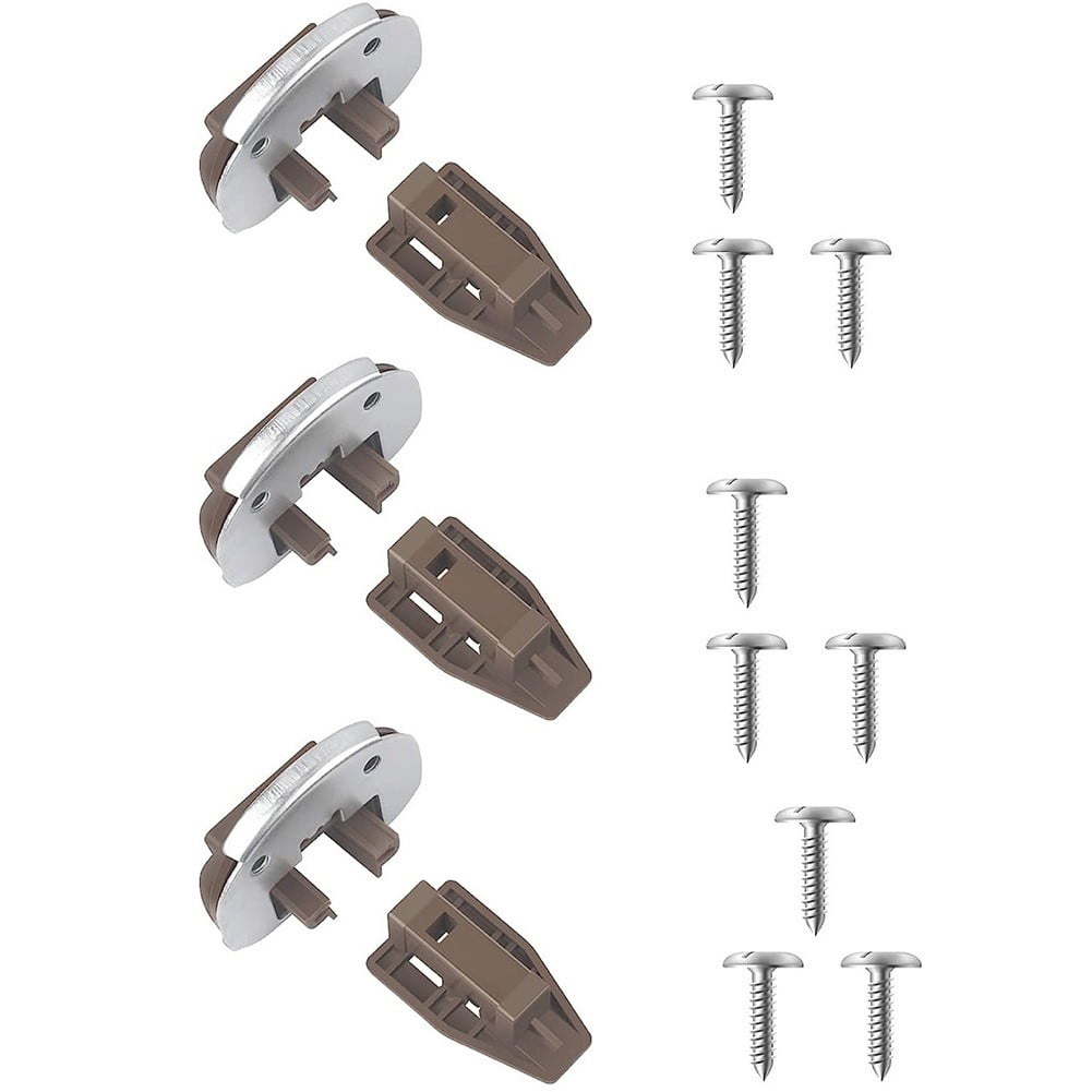 2/3/5 Pcs Drawer Guides Replacement Part Drawer Slides Kit Center Mount ...