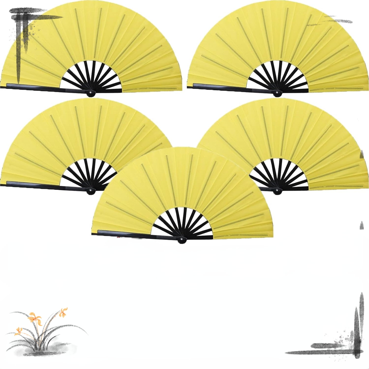 2/3/5 Set Boots on The Ground Hand Fan, Line Dance Popping Fan, Chinese ...