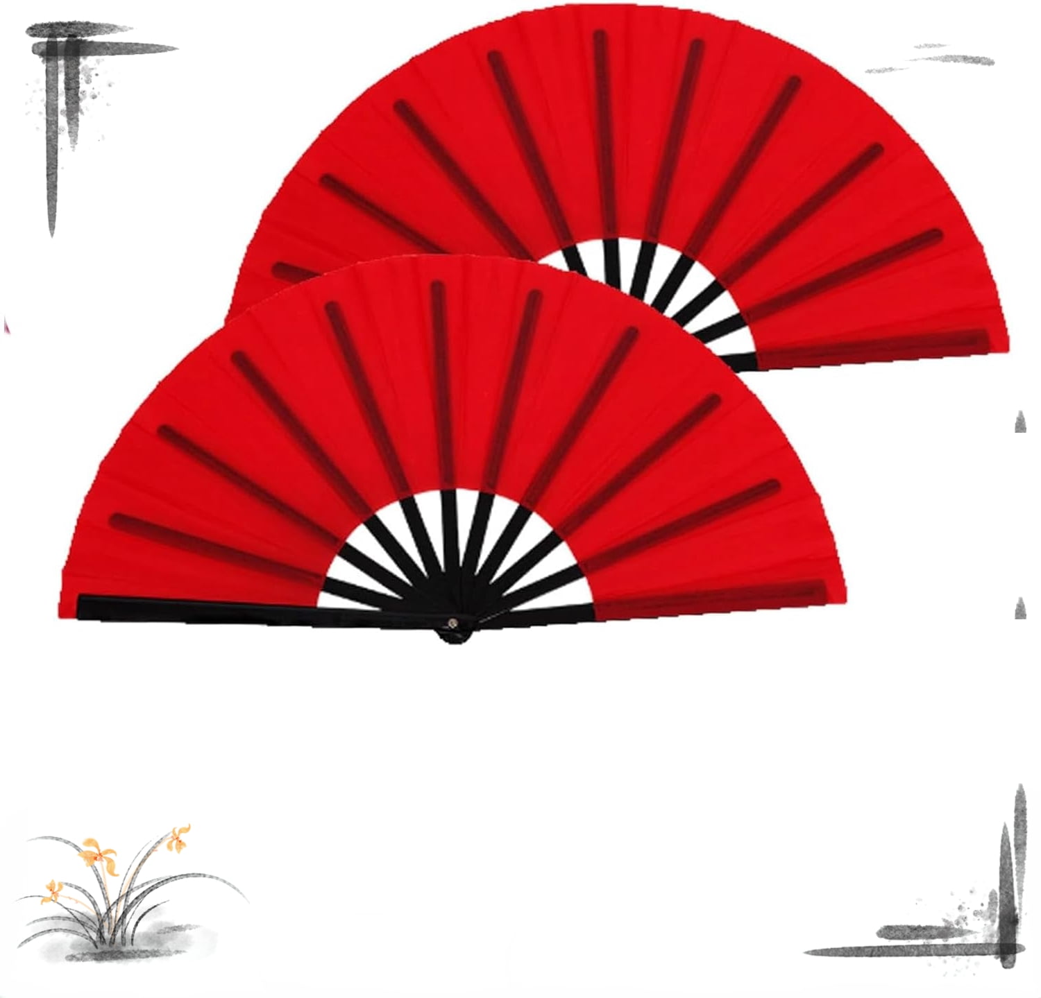2/3/5 Set Boots on the Ground Hand Fan, Line Dance Popping Fan, Chinese ...