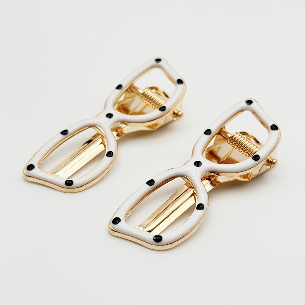 2/3/6pcs Metal Eyeglass Clips | Vintage and Elegant Alloy Hair Clips ...