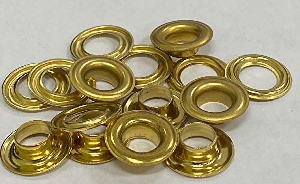 #2 3/8'' Brass Stimpson Grommets Qty 500 - Walmart.com