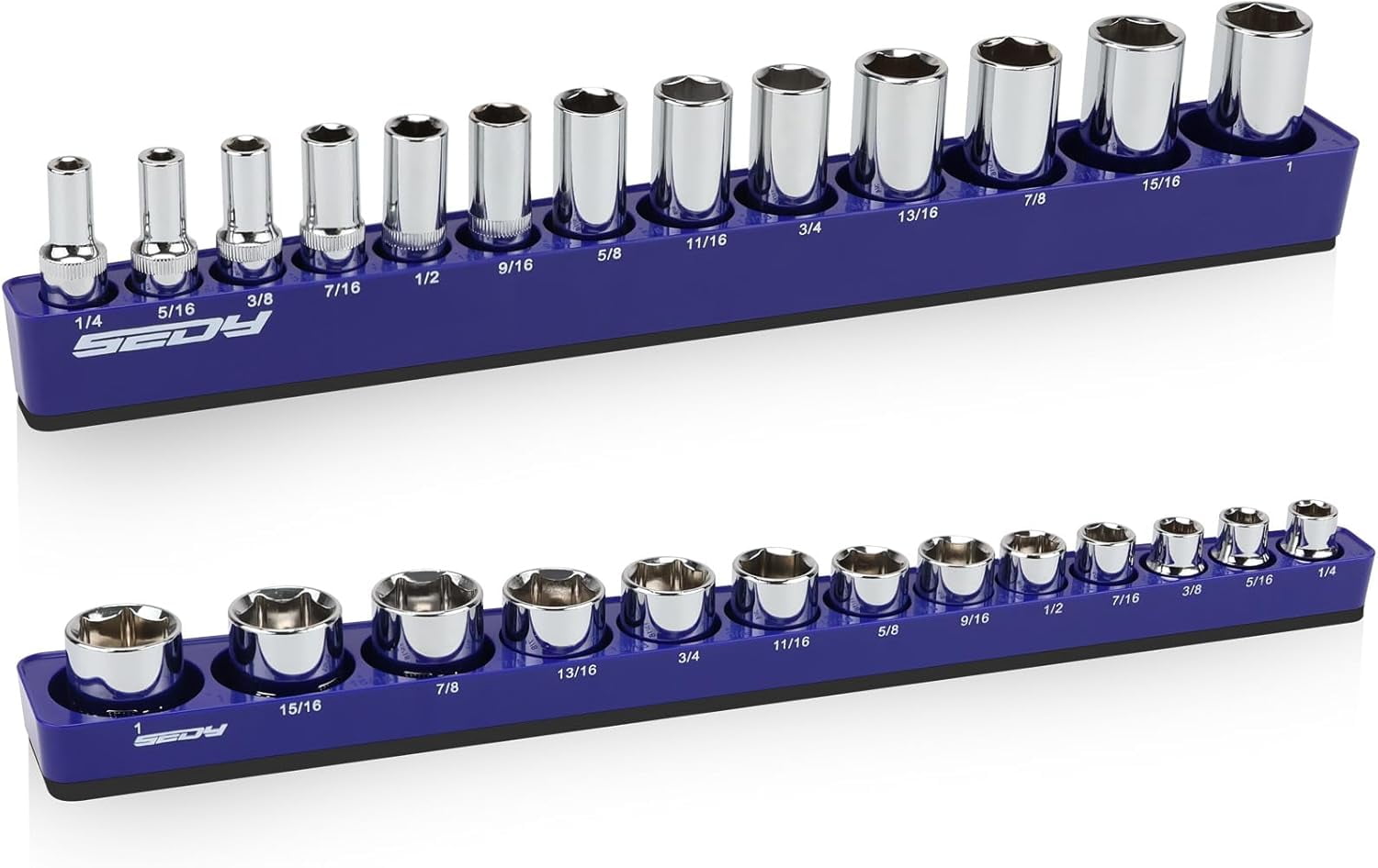 2- 3/8"-Drive Socket Organizer Set ( 26 Sockets) - Detachable Tool Tray ...