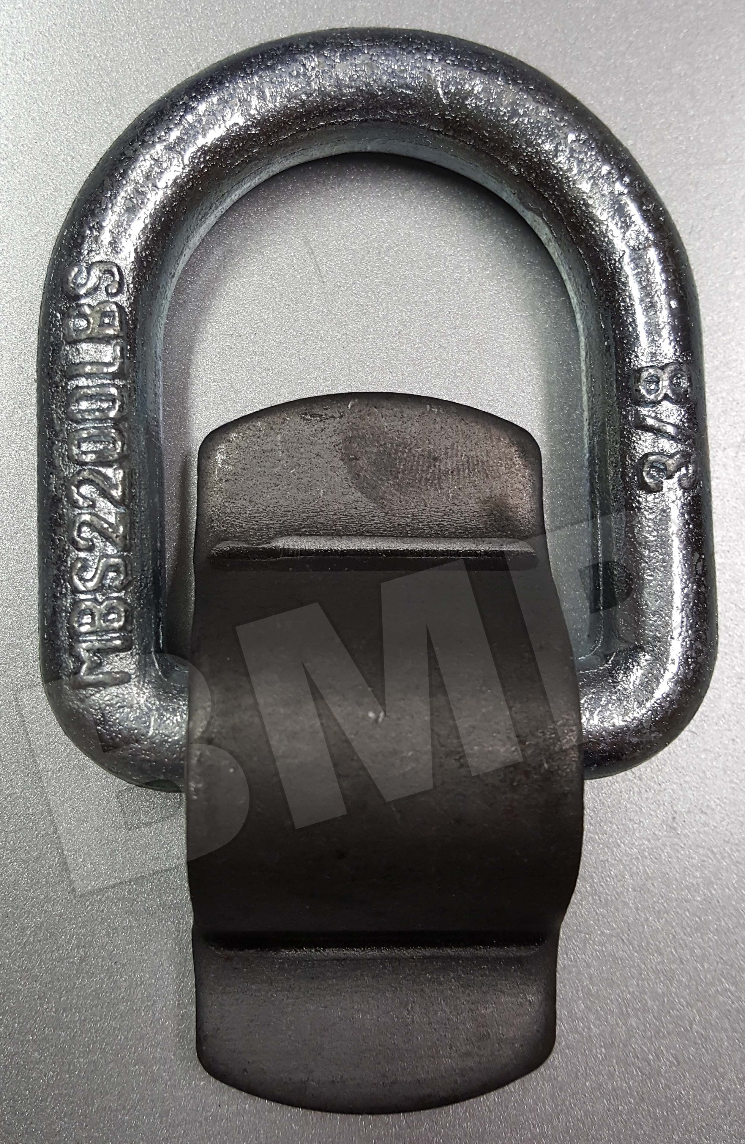 (2) 3/8" ZINK STEEL D RING WITH WELD-ON BRACKET 1000204 - Walmart.com