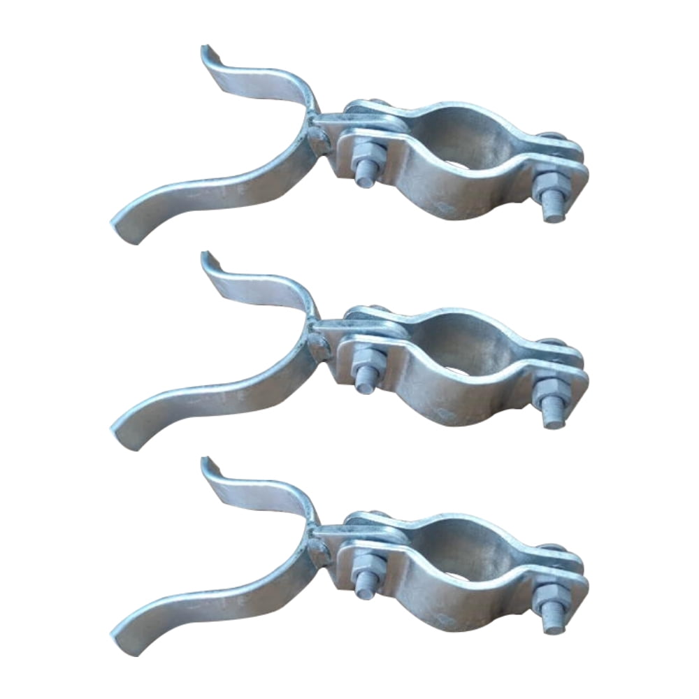 2-3/8 in. Chain Link Fence Gate Post Hinge Hardware Set (3-Set ...