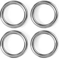 2 3/8 inch O Rings, Stainless Round Ring Buckles, Solid Welded Ring for ...