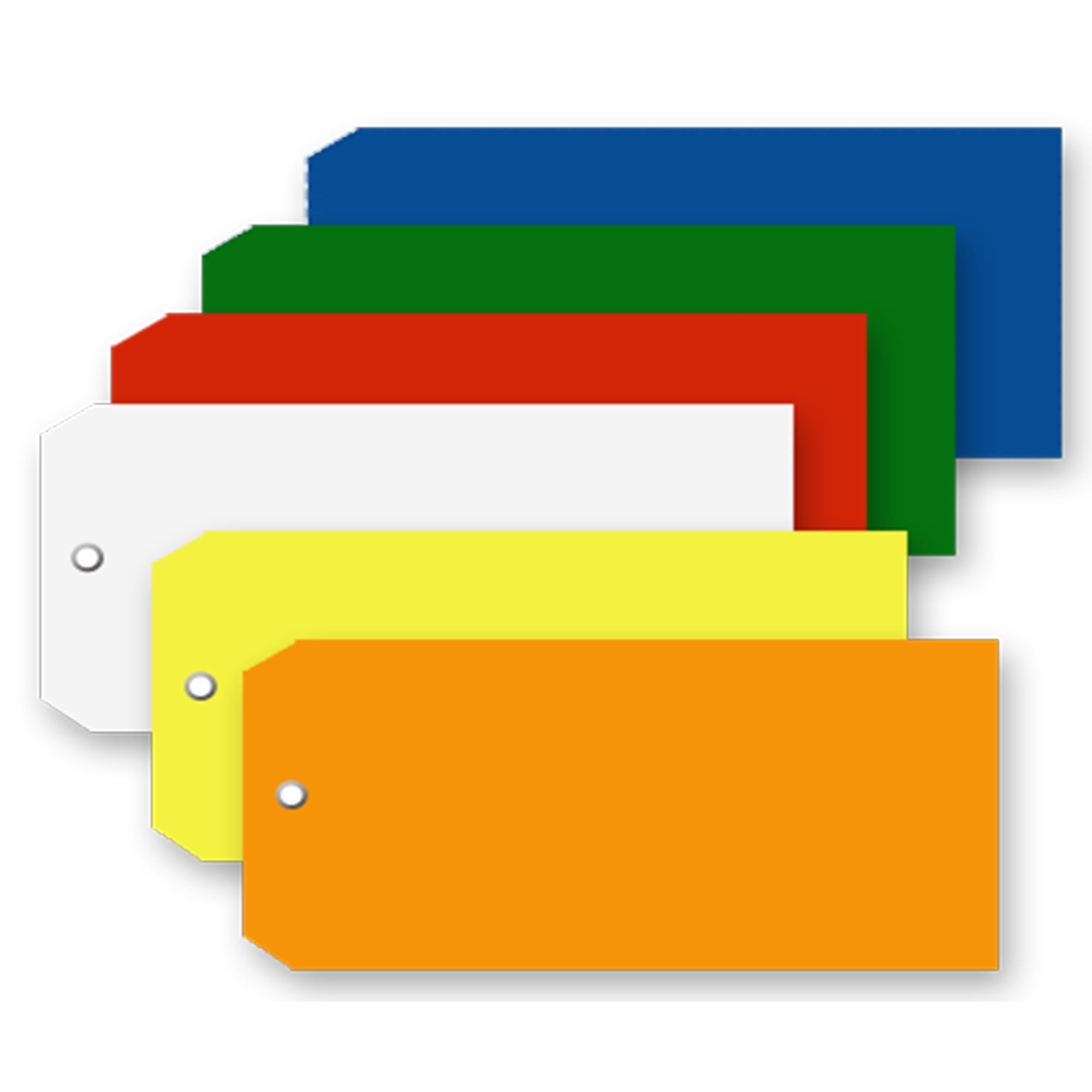 2-3/8 x 4-3/4 (#5) Vinyl Plastic Tags - Pack/100 - Walmart.com