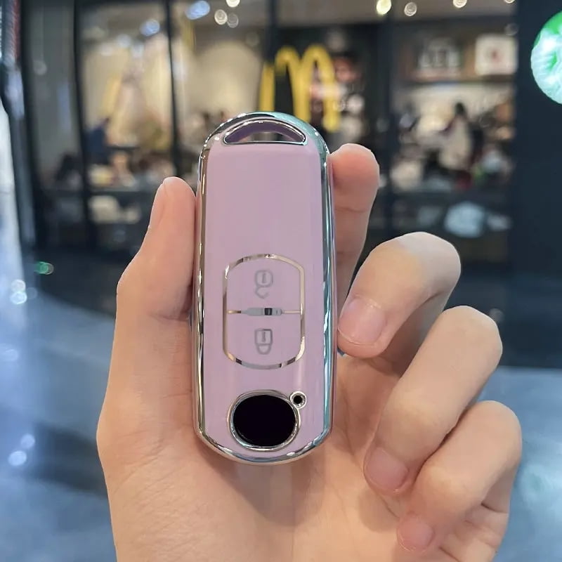 2 3 Buttons TPU Car Key Case Cover For Mazda 2 3 6 Atenza Axela Demio CX-5 CX5 CX-3 CX7 CX-9 ...