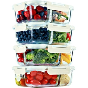 Divided Glass Container